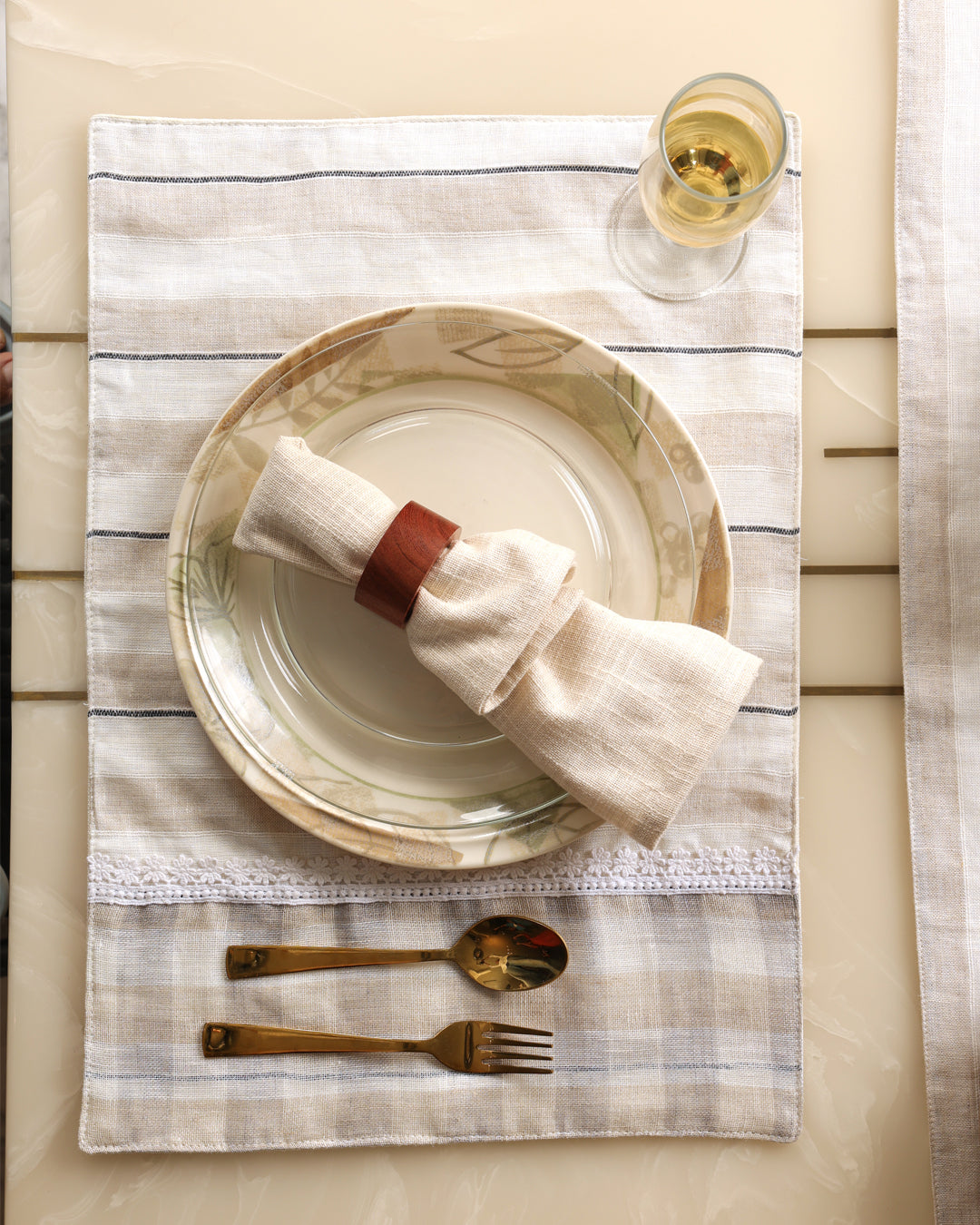 Dainty Linen Table Mats Online | Natural & Eco-Friendly – Buna Fira ...